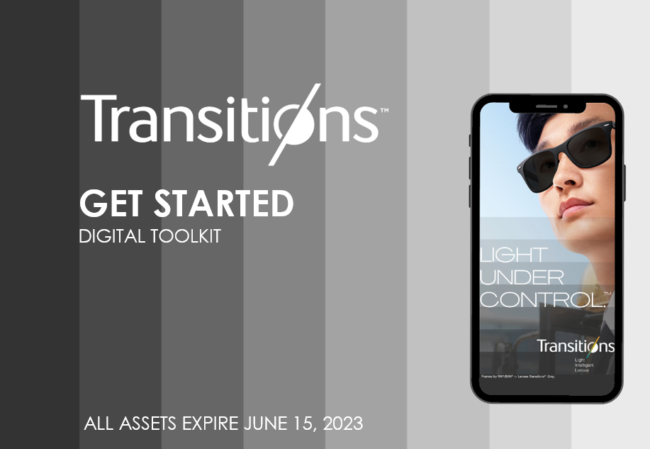 New digitized Transitions® Lenses Product Availability Guide